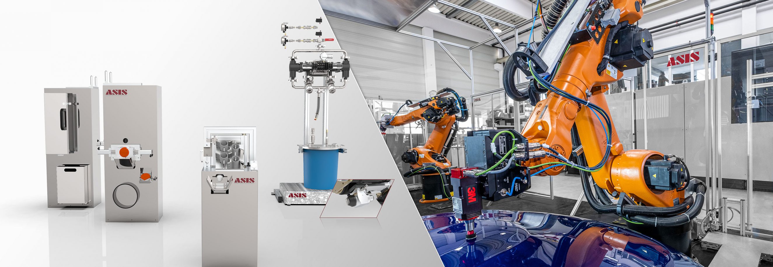 Anlagen zur automatischen Oberflächen-Bearbeitung - ASIS GmbH