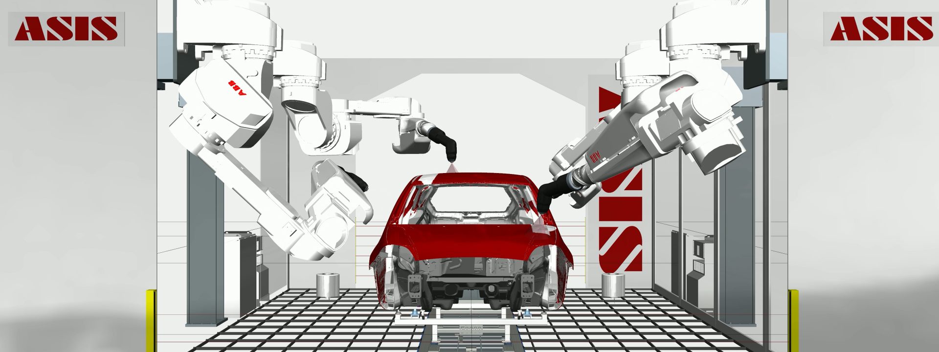 Cycle Time Study in Robot Simulation - ASIS GmbH
