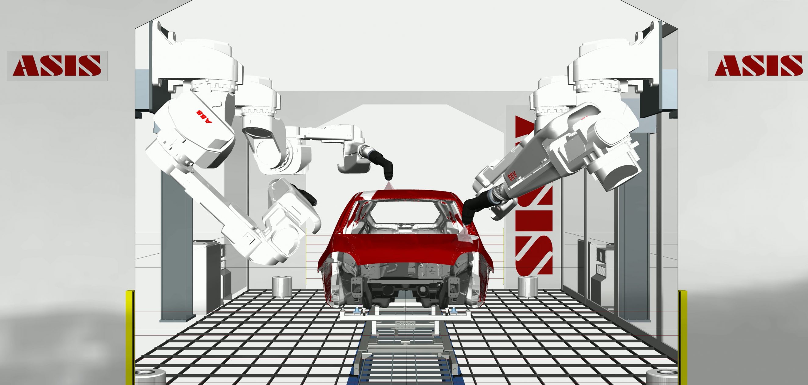 Taktzeitanalyse Roboter-Simulation - ASIS GmbH
